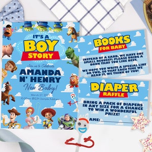 Its a Boy Story Invitation, Toy Story Invitation, Toy Story Digital ...