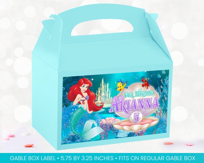 Little Mermaid Ariel Party Package Little Mermaid Ariel - Etsy