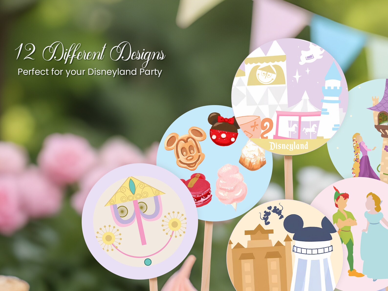 Happiest Birthday Cupcake Topper, Magical Party Cupcake Topper, Theme ...