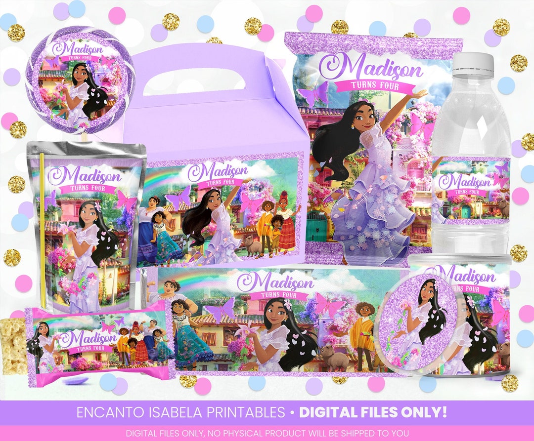 Encanto Isabela Birthday Party Package Encanto Isabela - Etsy