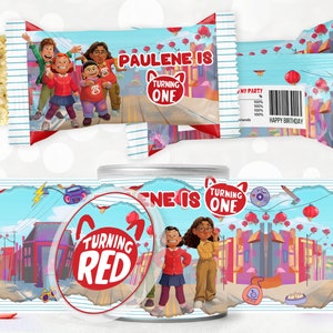 Turning Red Party Package, Turning Red Birthday Printables, Turning Red ...