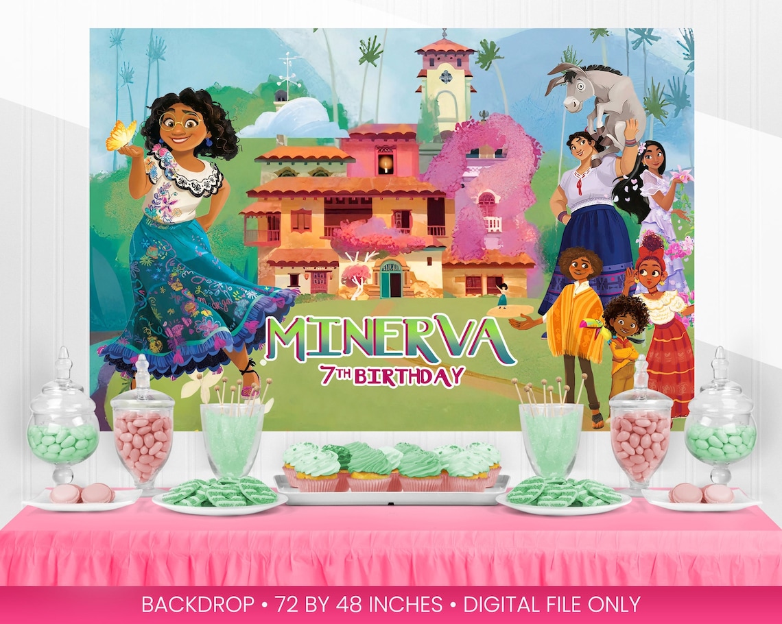 Encanto Mirabel Backdrop Encanto Mirabel Banner Encanto - Etsy