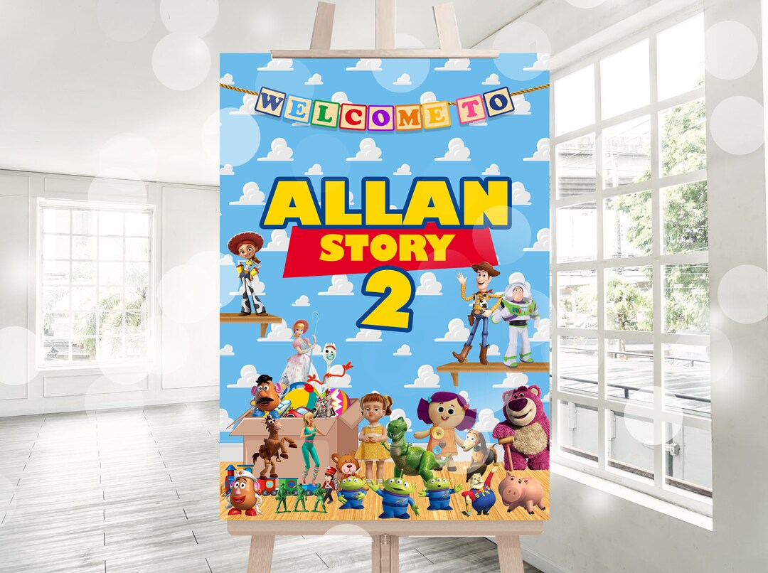 Toy Story Welcome Banner Toy Story Welcome Board Toy Story - Etsy