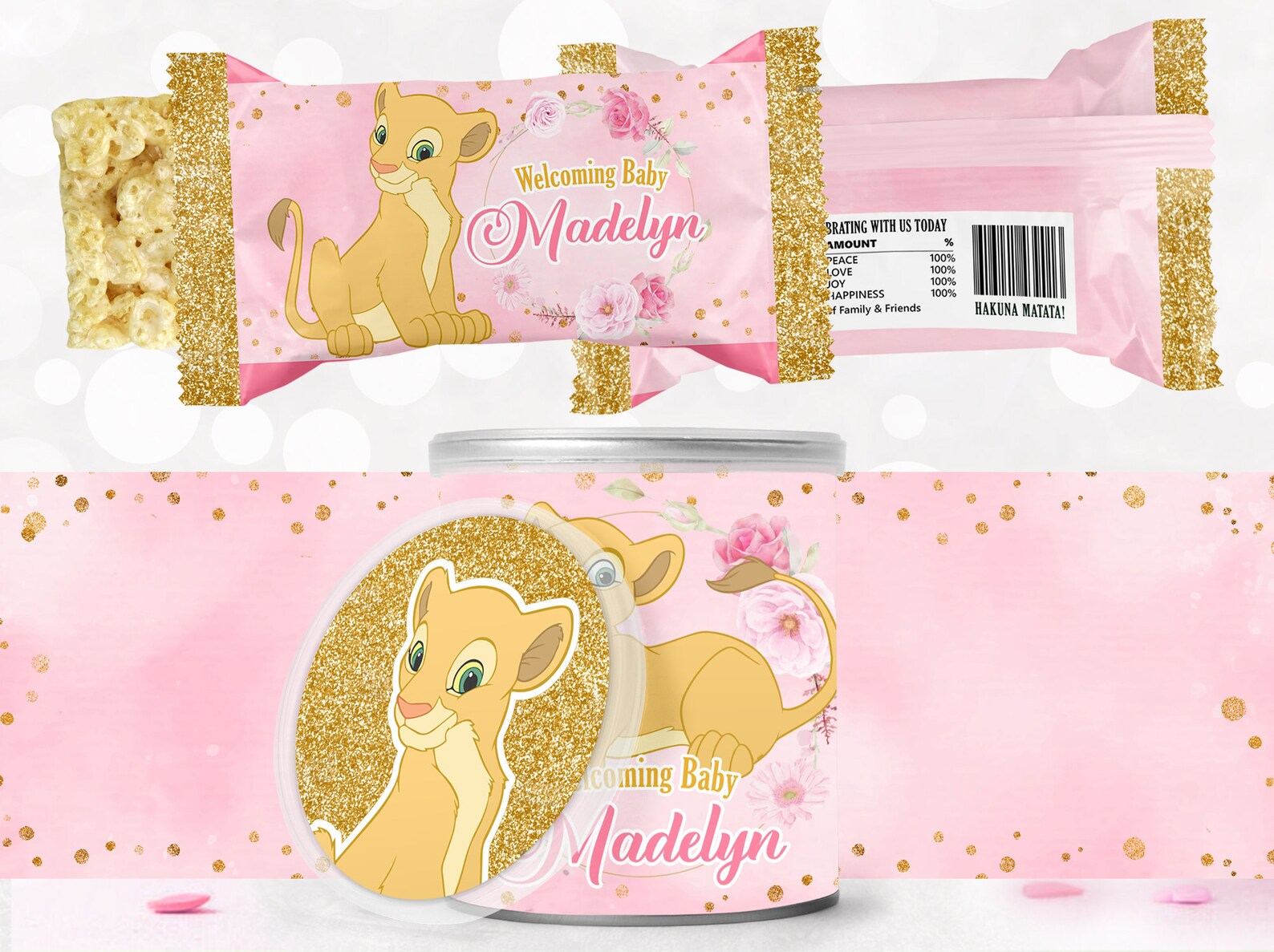 Lion King Nala Baby Shower, Lion King Nala Birthday Printables, Lion ...