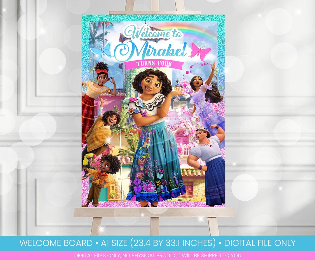 Encanto Welcome Sign Encanto Welcome Board Encanto Welcome - Etsy