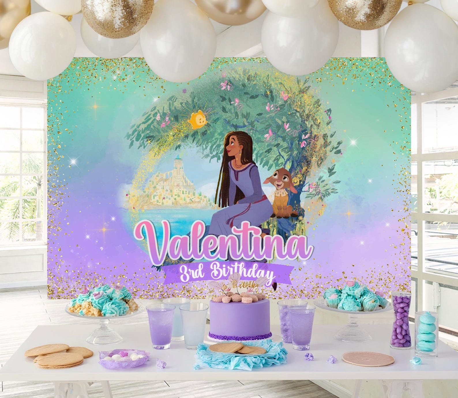 Wish Backdrop, Wish Banner, Wish Printable Backdrop, DIGITAL FILE ONLY ...