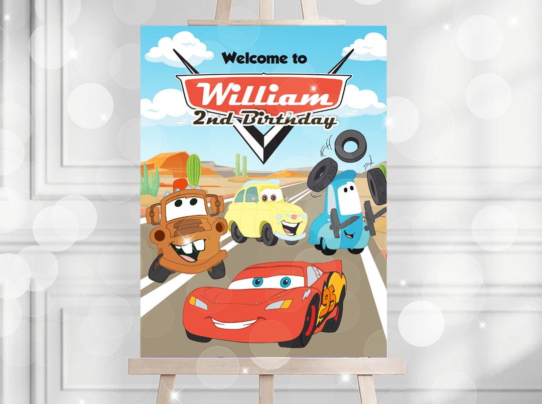 Cars Welcome Sign, Cars Welcome Board, Cars Welcome Banner, Cars ...