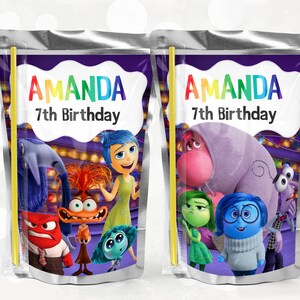 Inside Out Party Favors, Inside Out Treats Template, Inside Out Chip ...