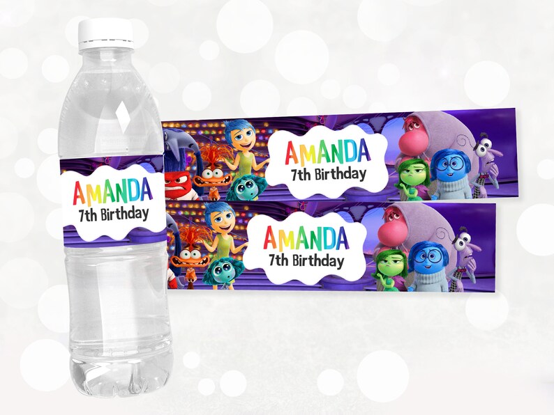 Inside Out Party Favors, Inside Out Treats Template, Inside Out Chip ...