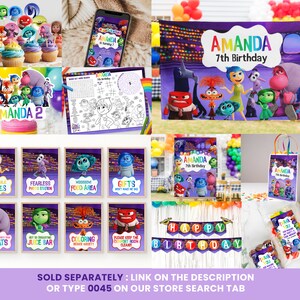 Inside Out Party Favors, Inside Out Treats Template, Inside Out Chip ...