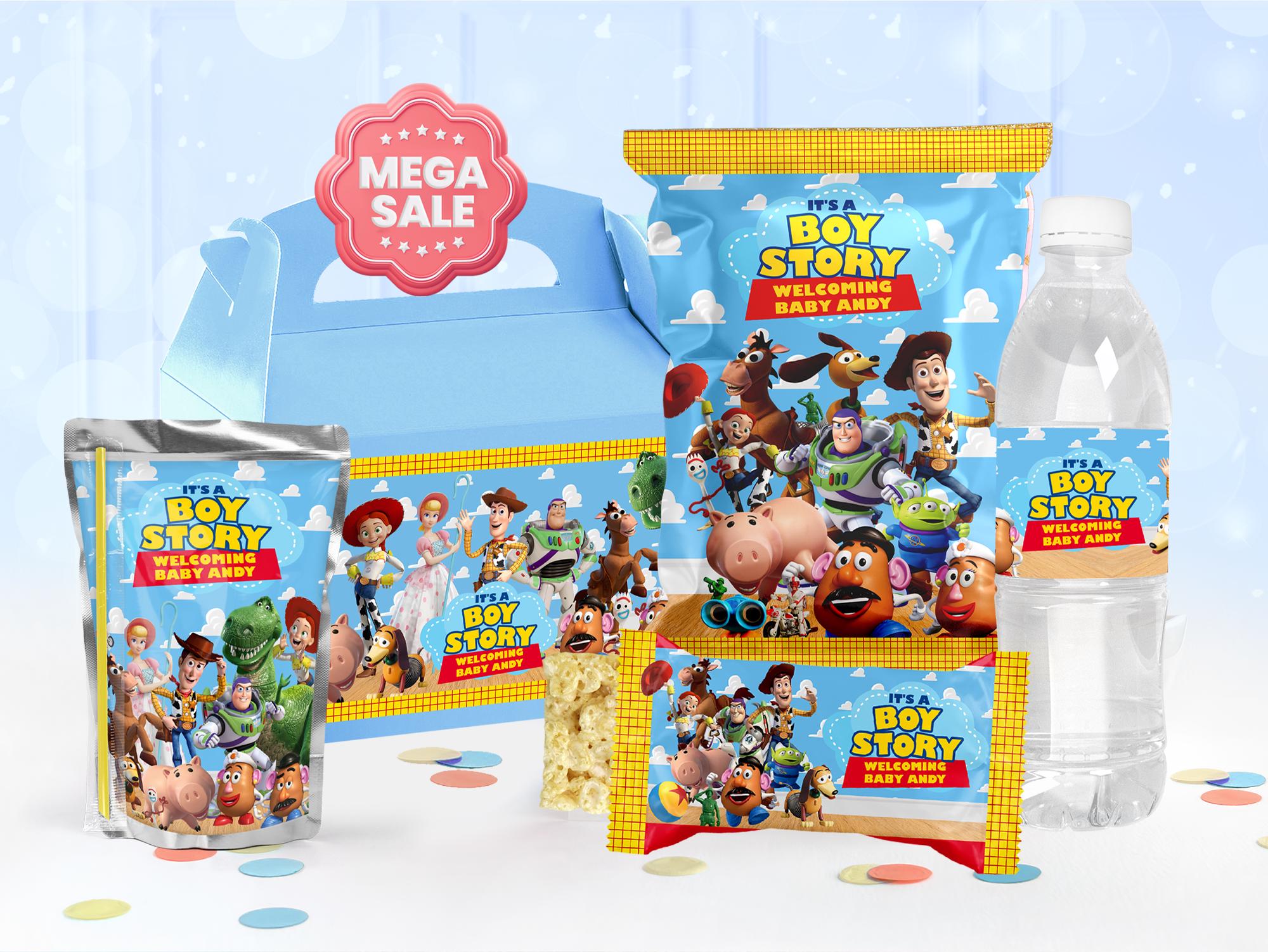 Its a Boy Story Party Favors, Toy Story Baby Shower Party Package, Toy ...
