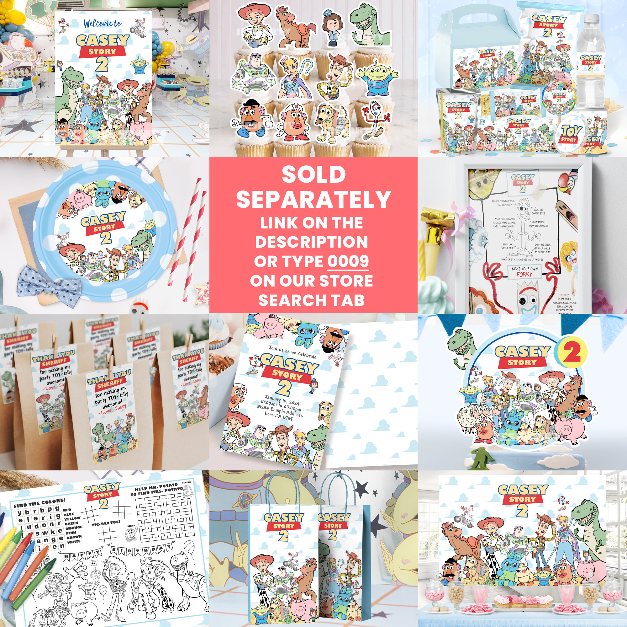 Toy Story Make Your Own Forky, Toy Story Forky, Toy Story Forky Bag ...