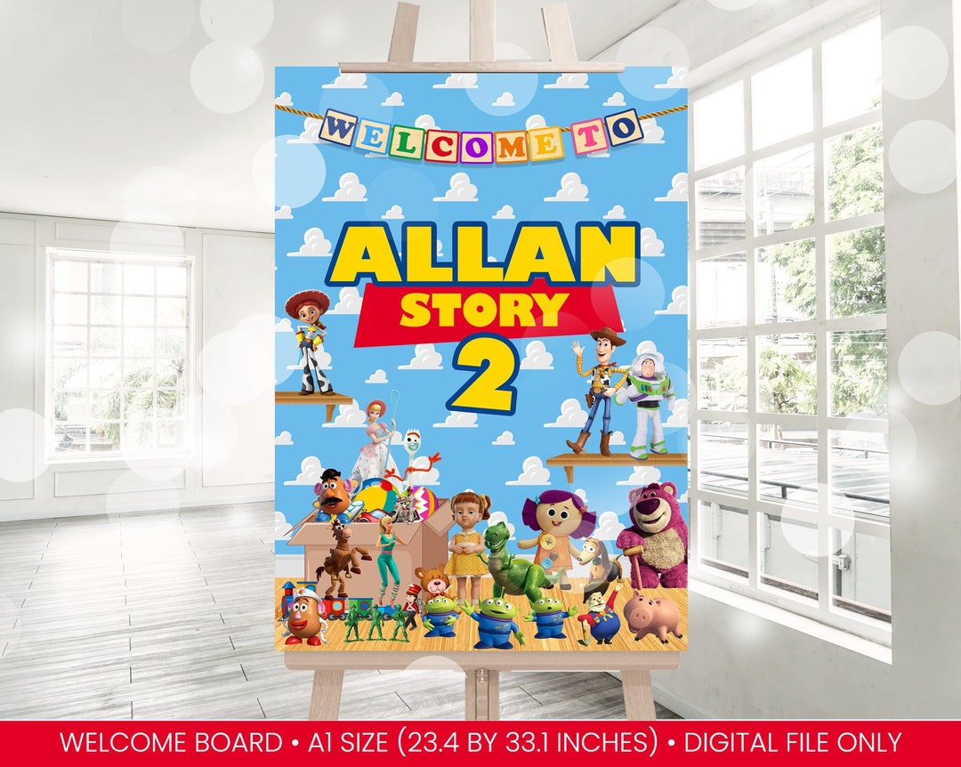 Toy Story Welcome Banner Toy Story Welcome Board Toy Story - Etsy