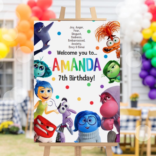 Welcome Inside Out Sign - Etsy