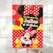 Minnie Mouse Red Welcome Sign Minnie Mouse Red Welcome Board - Etsy