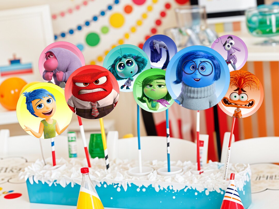 Inside Out Centerpiece, Inside Out Circle Label, Inside Out Png File ...