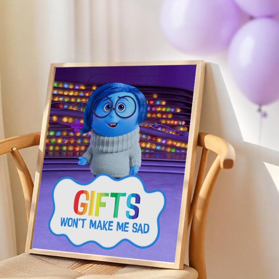 Inside Out Party Sign, Inside Out Party Signage, Inside Out Birthday ...