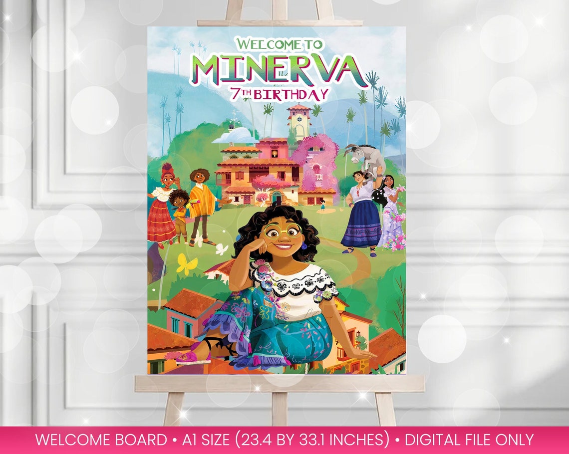 Encanto Welcome Sign Encanto Welcome Board Encanto Welcome - Etsy