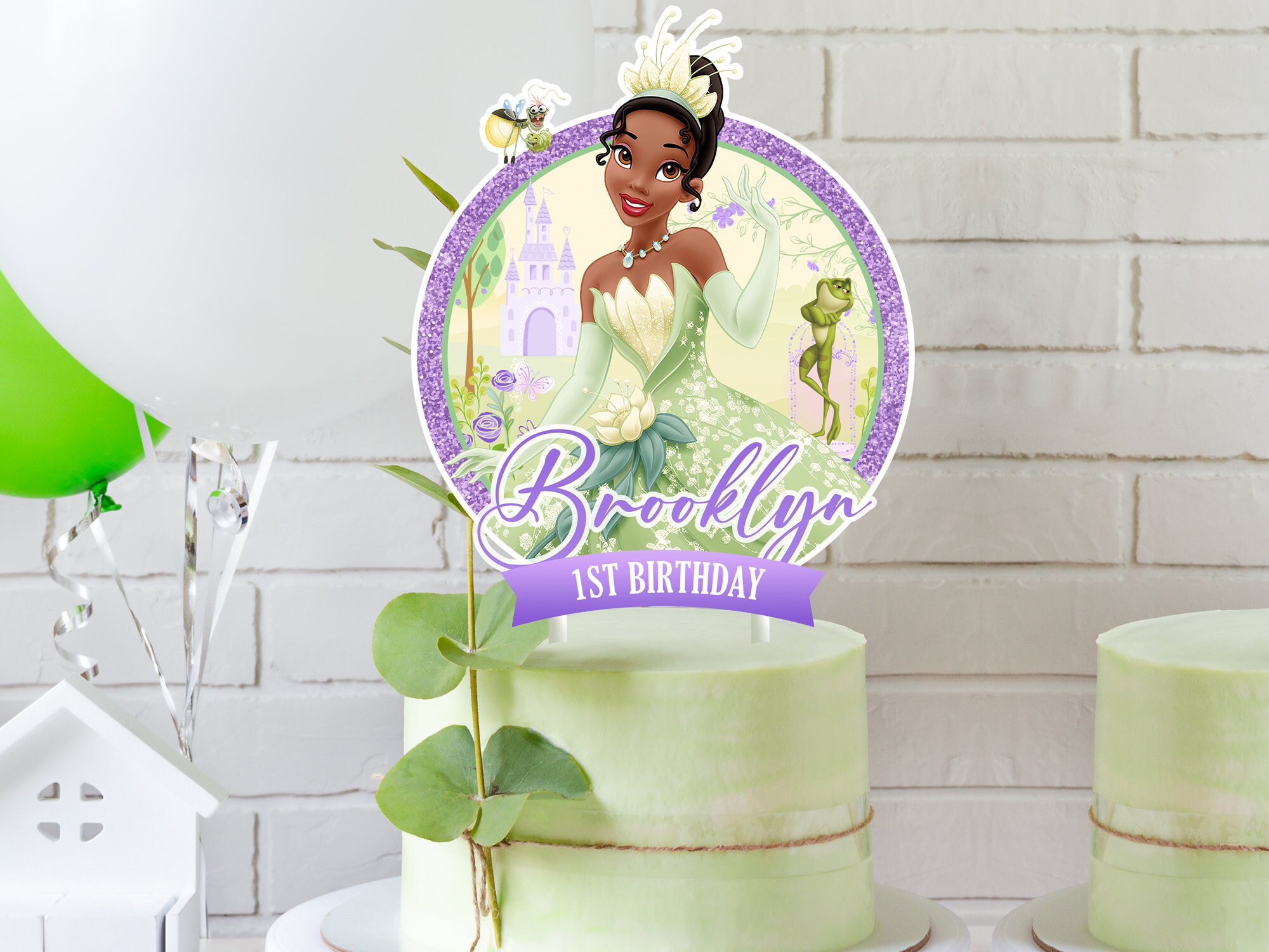 Princess Tiana Cake Topper, Princess Tiana Cake Topper Printable ...