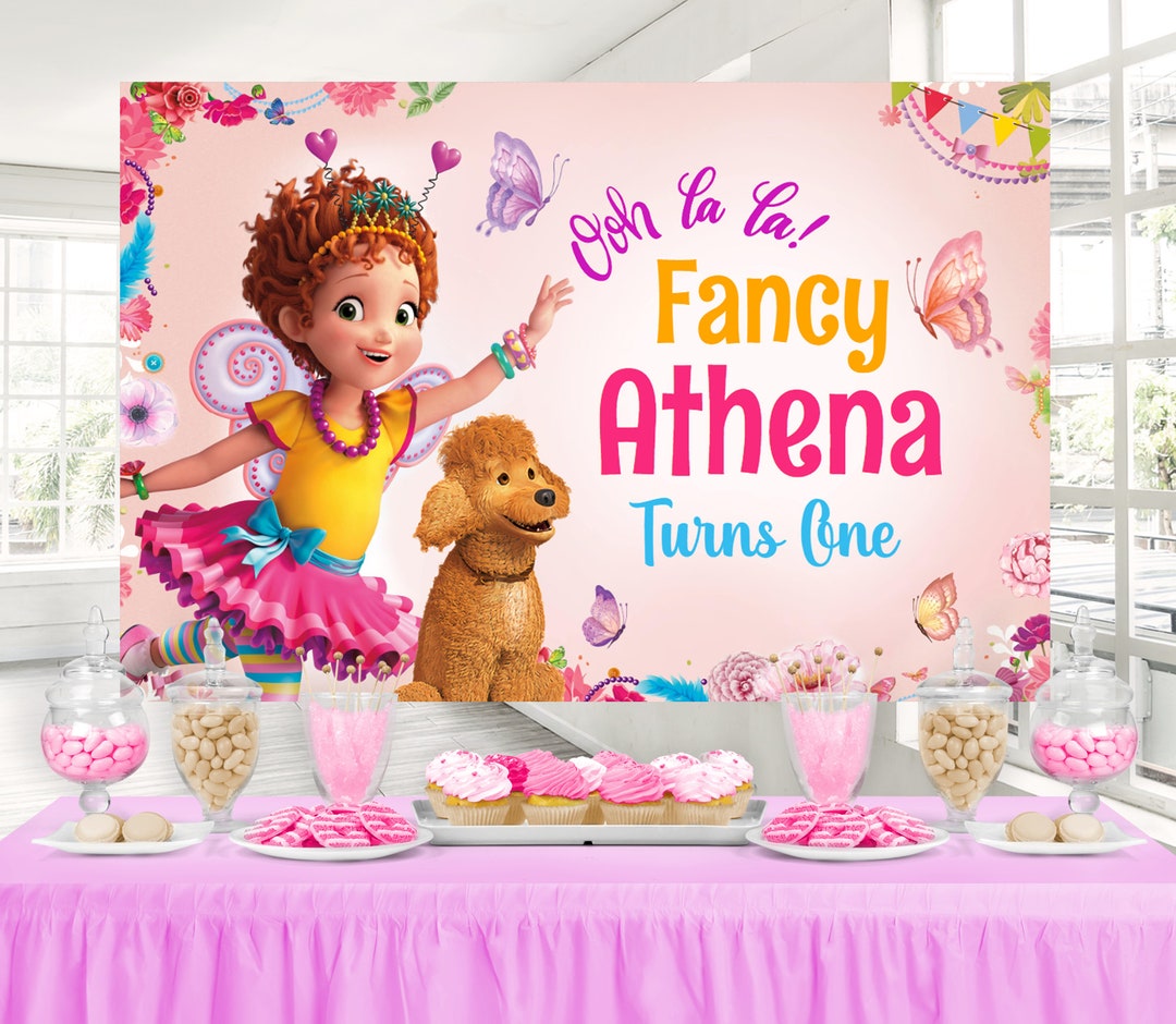 Fancy Nancy Backdrop, Fancy Nancy Banner, Baby Fancy Nancy Printable ...