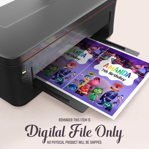 Inside Out Treat Bag Label, Inside Out Paper Bag Label, Inside Out ...