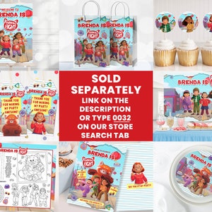 Turning Red Party Package Turning Red Birthday Printables - Etsy