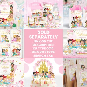 Baby Princess Cupcake Topper, Baby Princess Printable Cupcake Topper ...