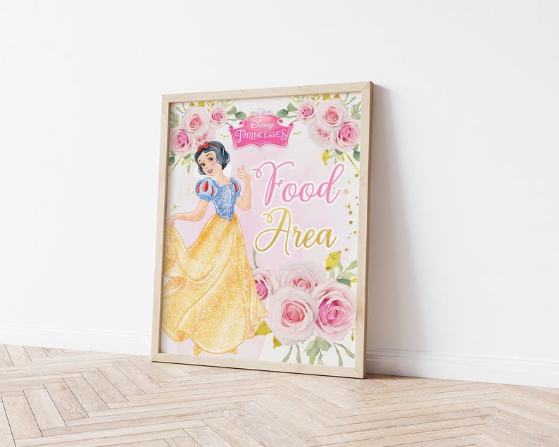 Princess Signage, Princess Party Signs, Princess Party Signage ...