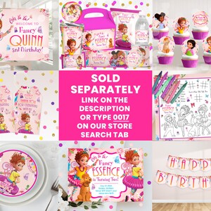 Fancy Nancy Backdrop Fancy Nancy Banner Fancy Nancy DIGITAL - Etsy