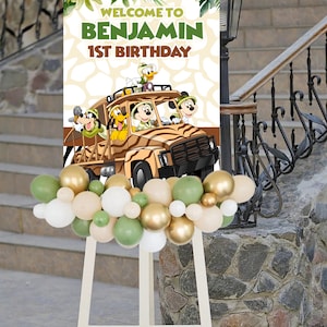 Mouse Safari Welcome Sign, Mouse Safari Welcome Board, Mouse Safari ...