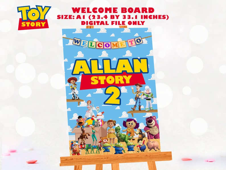 Toy Story Welcome Banner Toy Story Welcome Board Toy Story - Etsy