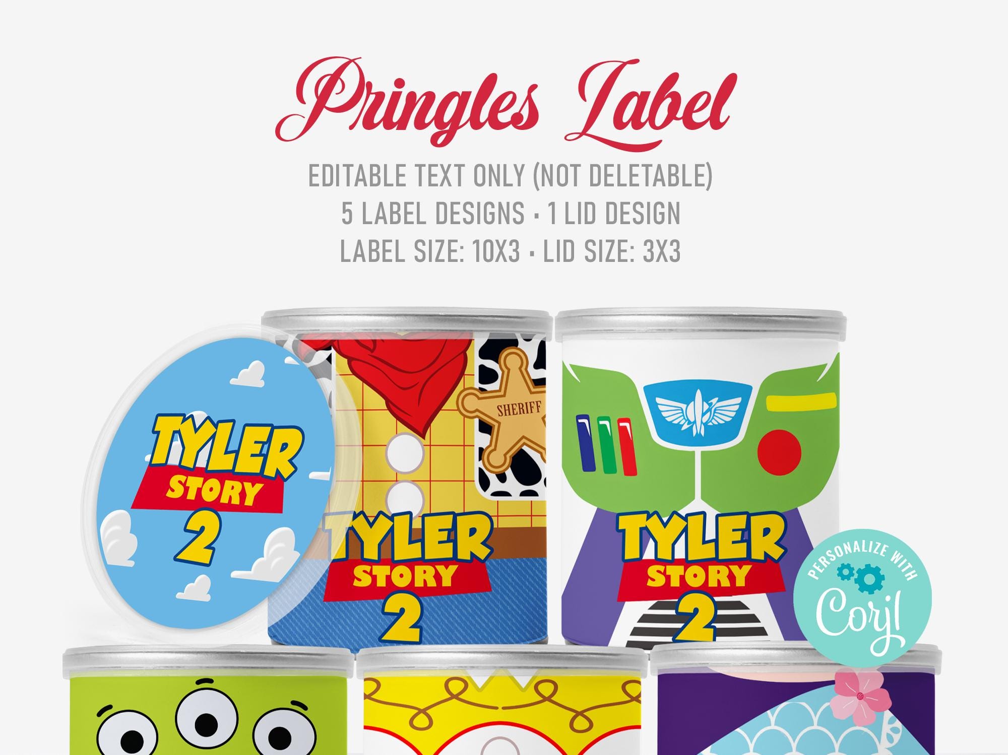 Toy Story Pringles Label, Toy Story Pringles, Toy Story Pringles ...