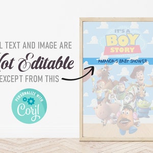 Its a Boy Story Party Package, Toy Story Birthday Party Package, Toy ...