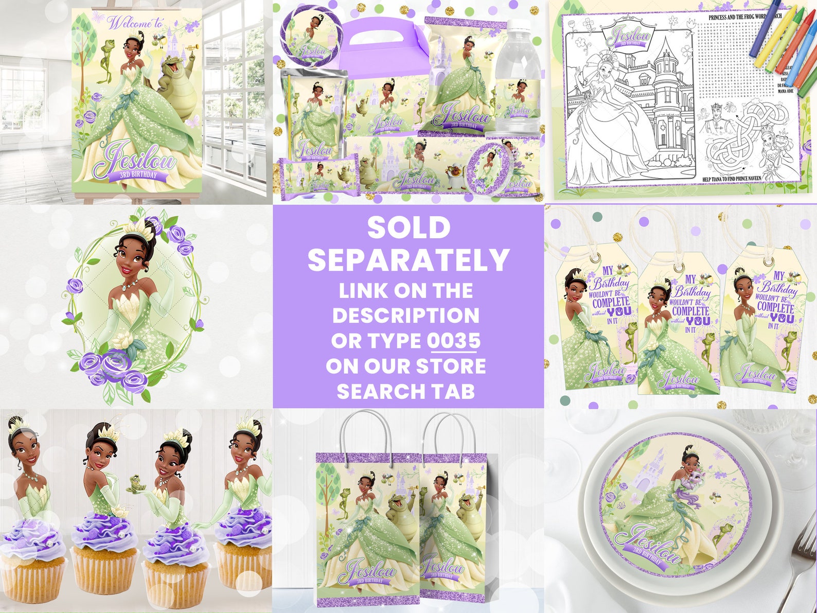 Princess Tiana Backdrop Princess Tiana Banner Princess Tiana - Etsy