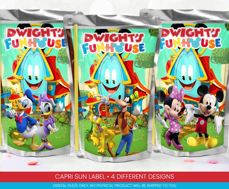 Mouse Fun House Party Package Mouse Fun House Birthday - Etsy