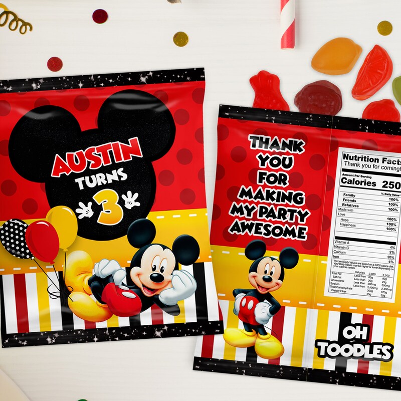 Mickey Snacks Svg - Etsy
