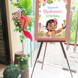 Moana Welcome Sign, Moana Welcome Board, Moana Welcome Banner, DIGITAL ...