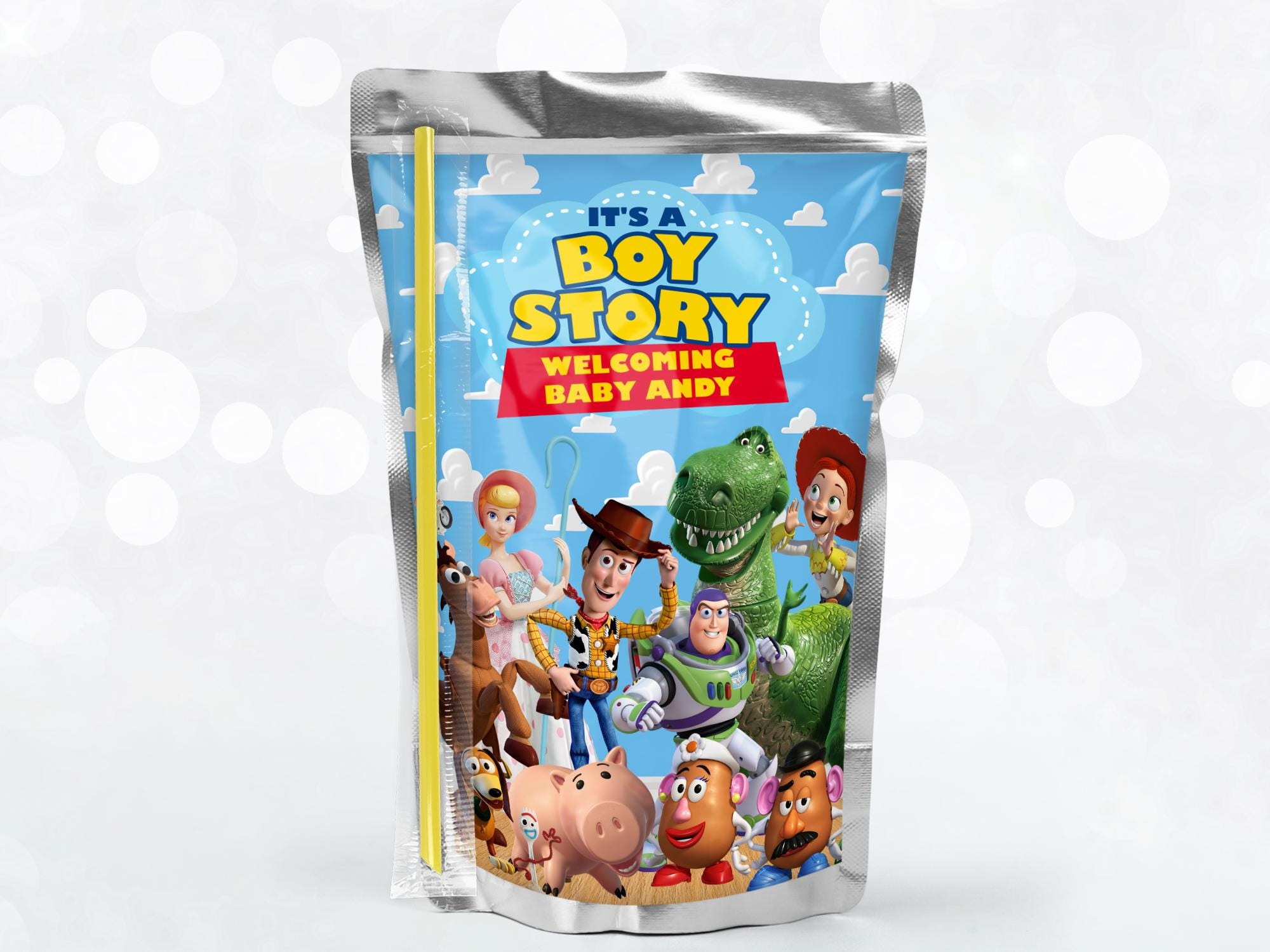 Its a Boy Story Party Favors, Toy Story Baby Shower Party Package, Toy ...