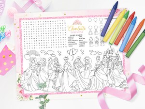 Princess Certificate, Princess Party Favors Instant Download, Printable ...