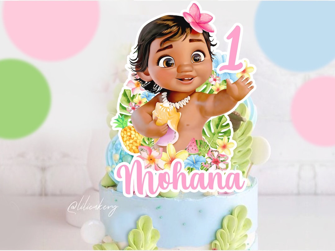 Kids Cake Topper, Kids Birthday Cake Topper, Kids Toppers, Mouse Pink ...