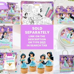 Princess Jasmine Backdrop Princess Jasmine Banner Princess - Etsy