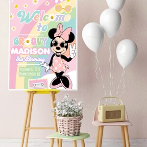 Mouse Groovy Welcome Sign, Mouse Groovy Welcome Board, Mouse Groovy ...