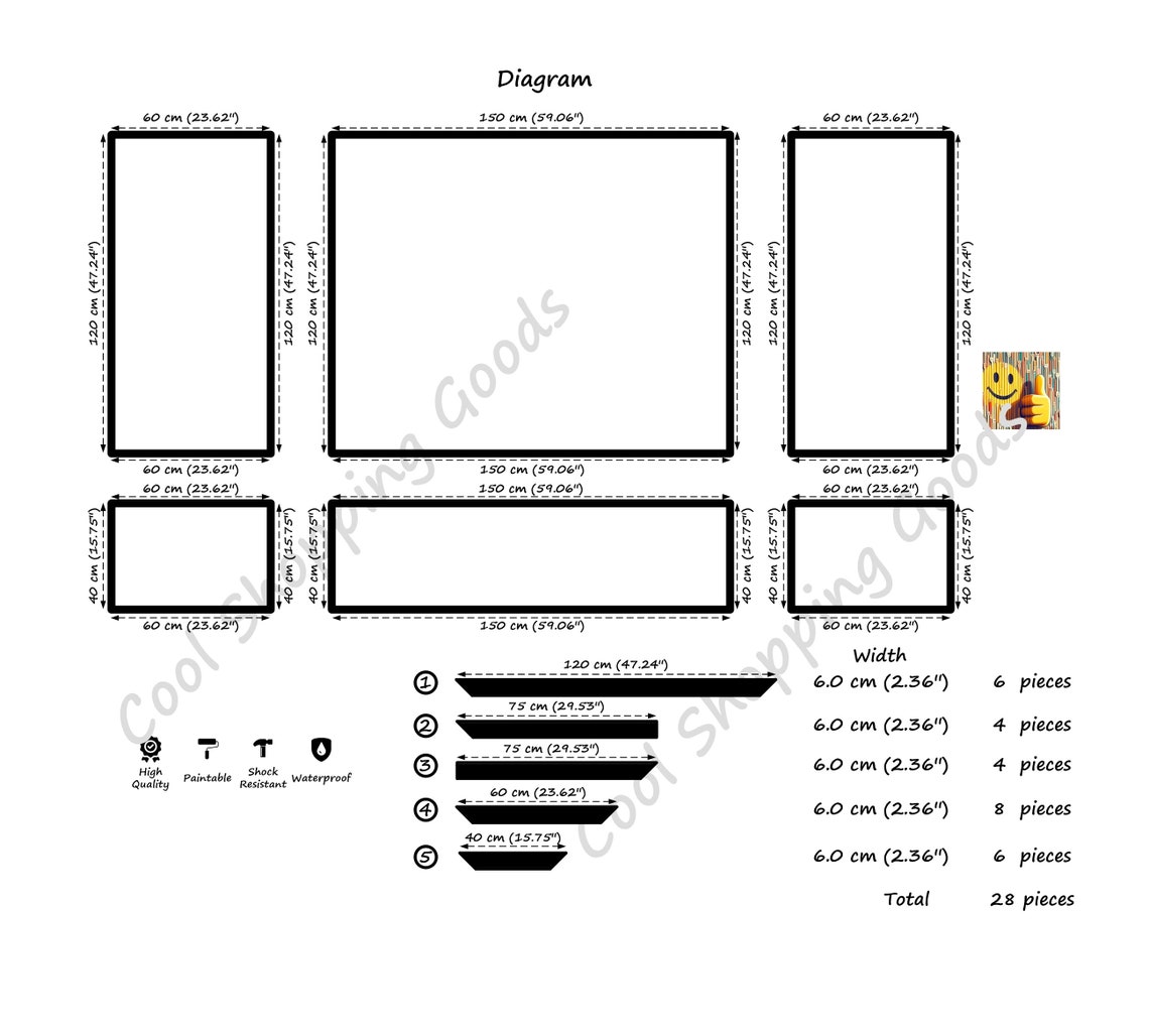 Create Your Dream: DIY Wall Paneling Kit - Transform Your Home Decor ...