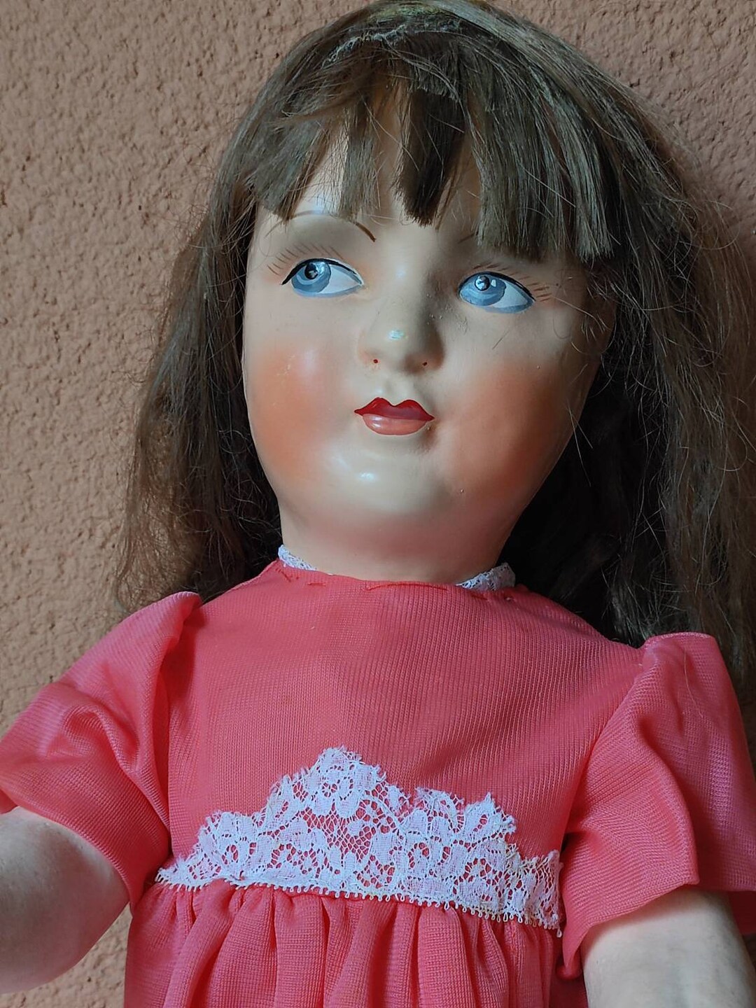 Vintage Doll . Composite. Papiemashe 55 Cm - Etsy