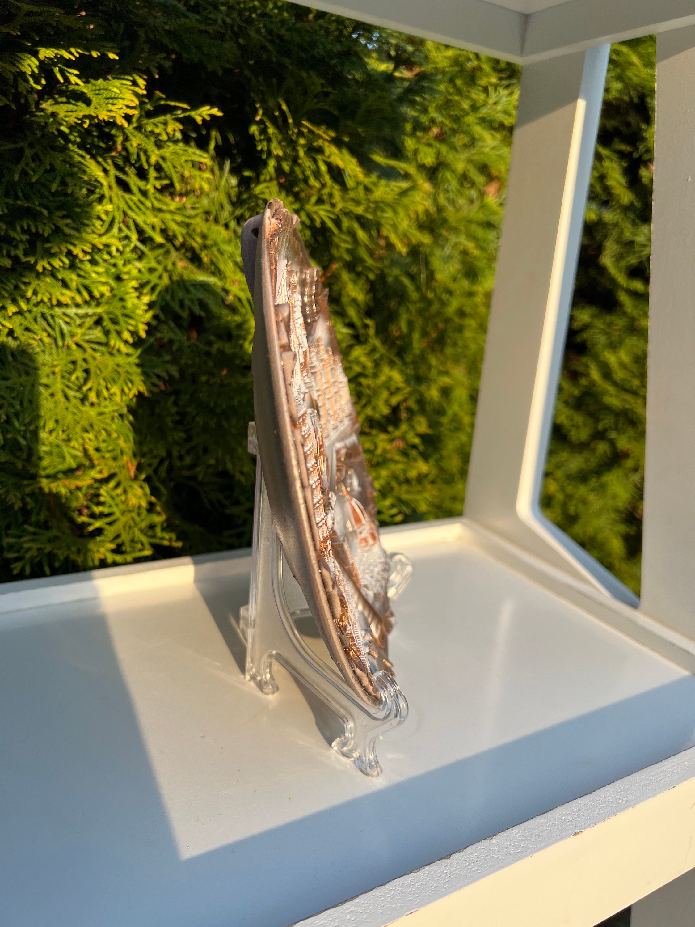 Italy Plate / Hand Painted Hanging 3D Poly Ceramic Decorative Souvenir ...