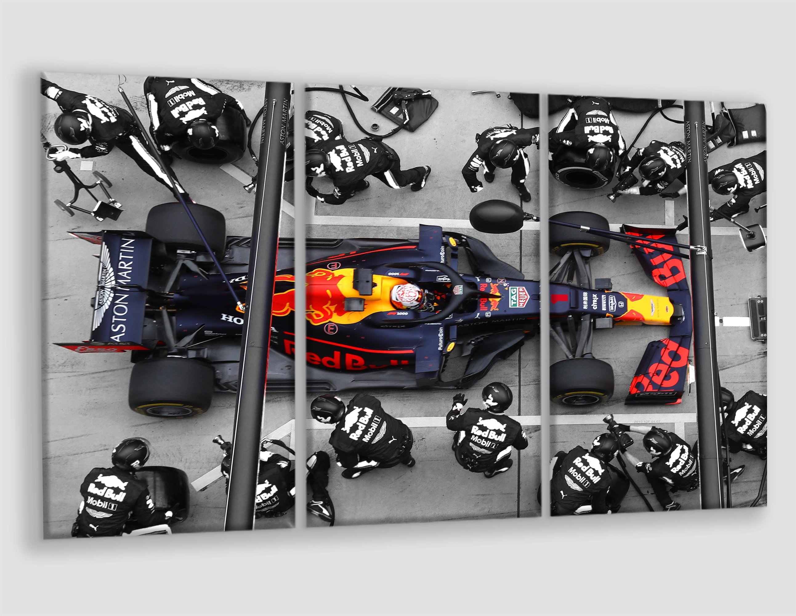 Verstappen Pit Stop Canvas Print, Max Verstappen Wall Decor, Formula 1 ...