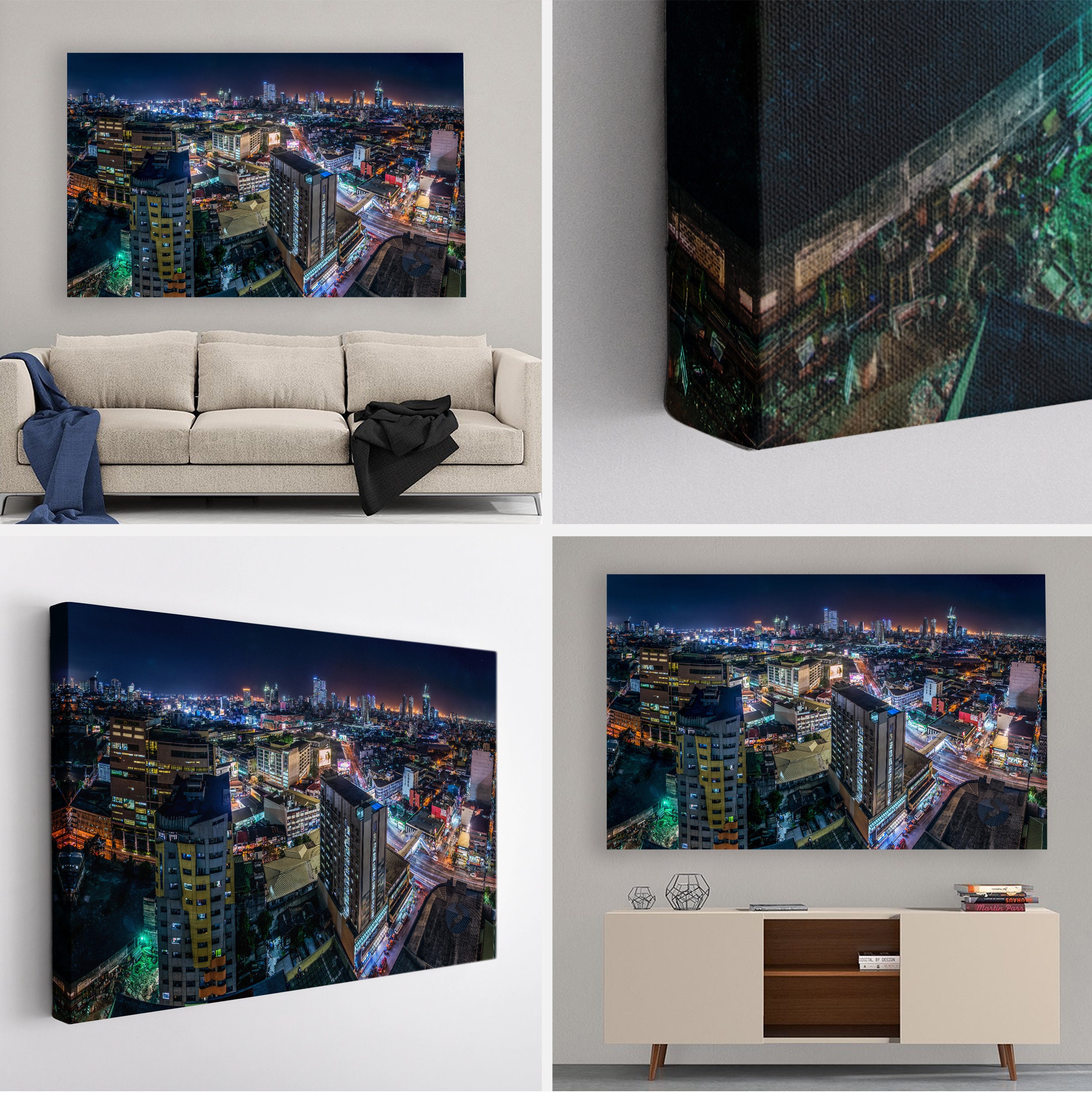 Manila Canvas Print, Manila Skyline, Philippines Wall Art - Etsy