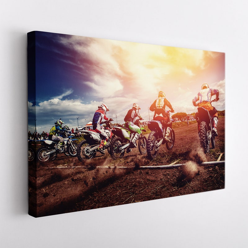 Motocross Wall Decor - Etsy