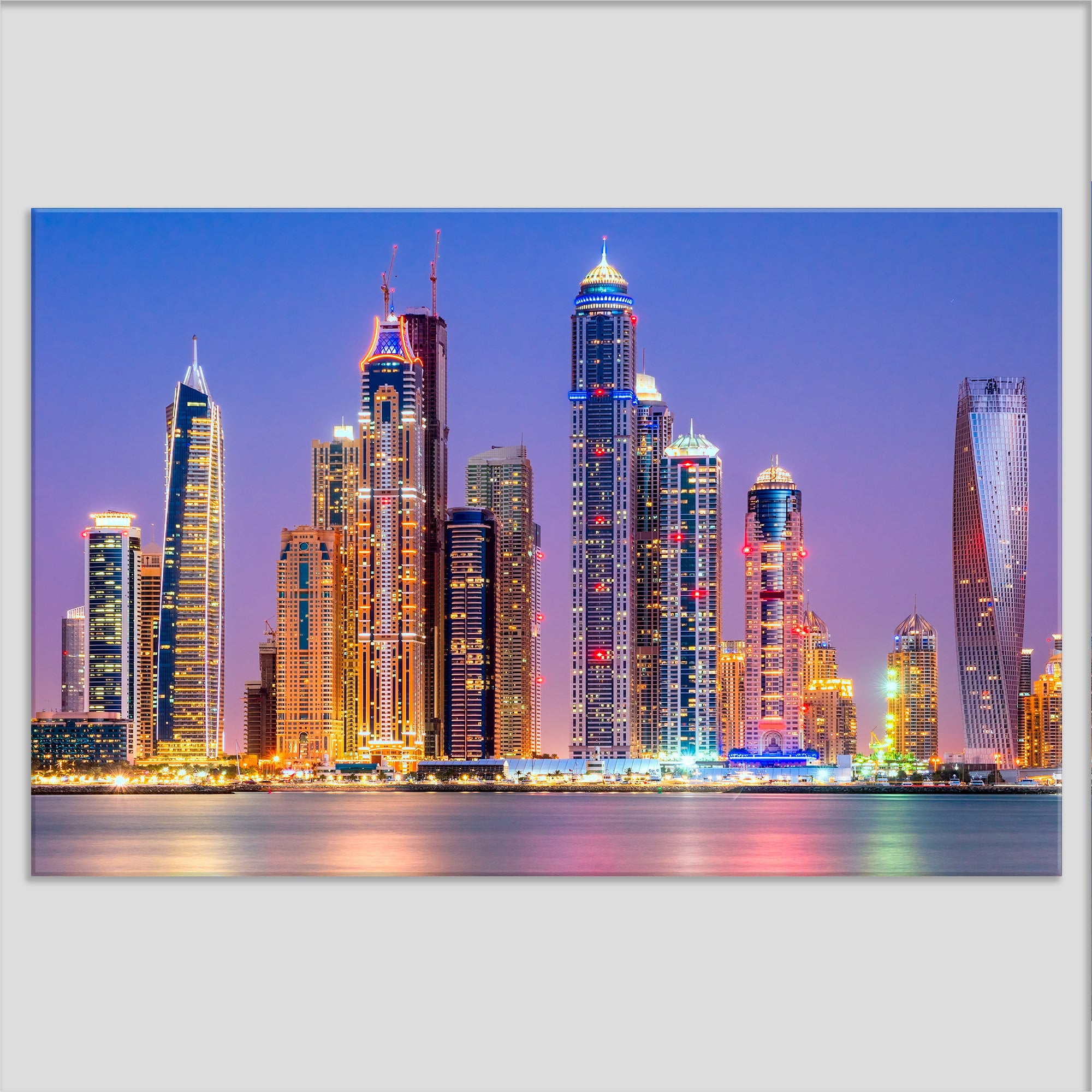 Dubai Canvas Print United Arab Emirates Wall Art Large Dubai - Etsy