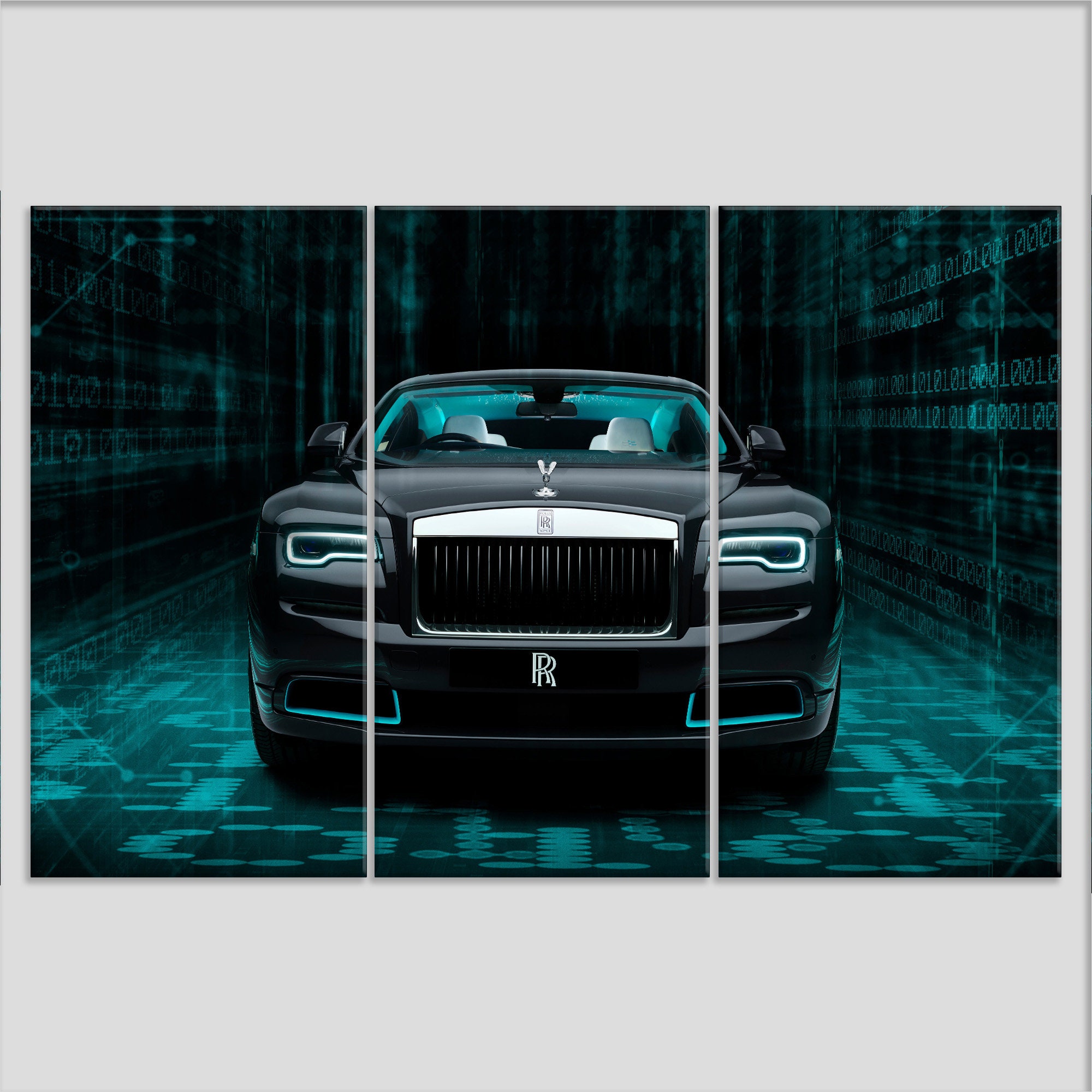 Rolls-royce Wraith Canvas Print, Rolls-royce Wall Art, Sport Car Print ...